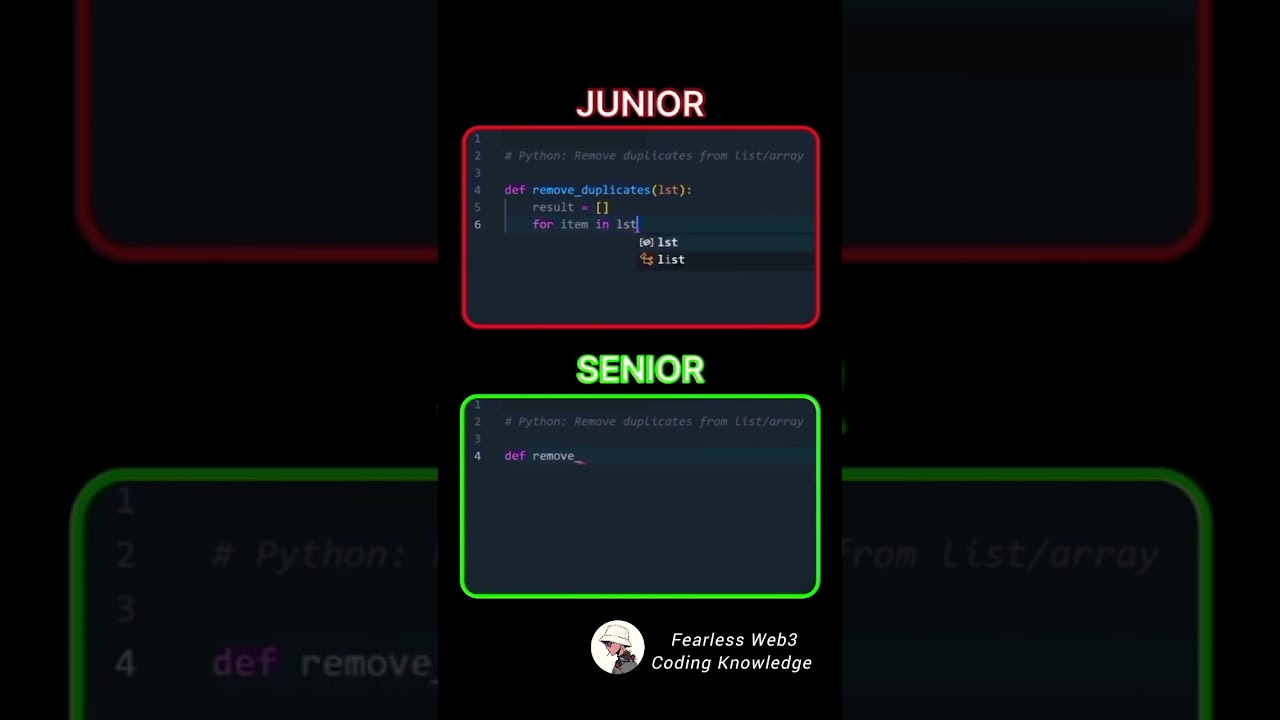 #SeniorVsJunior#CodingLife#WebDev #DevJourney#CodeMentor#ProgrammerHumor#100DaysOfCode  #codenewbie