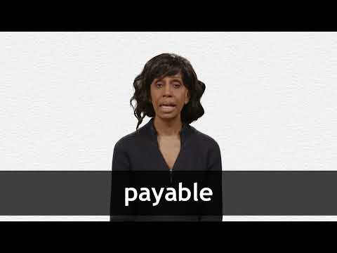 How to pronounce PAYABLE in American English
