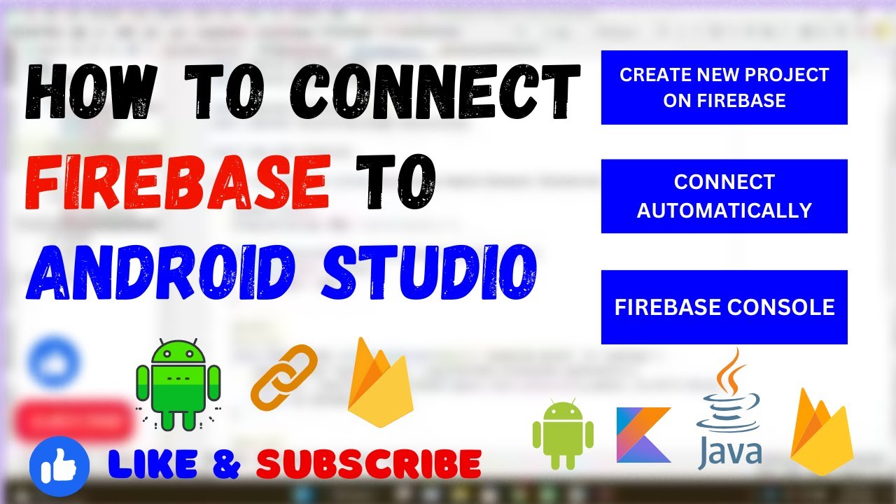 How to connect Android Studio Project with Firebase| Firebase Integration Tutorial