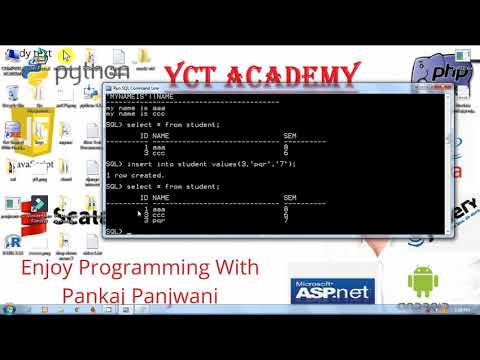 Learn Oracle in Hindi By Pankaj Panjwani 9 | not null constraint - Mind Luster