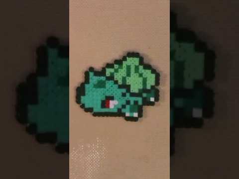 Perler Beads Timelapse: Bulbasaur - Pokémon Pixel Art