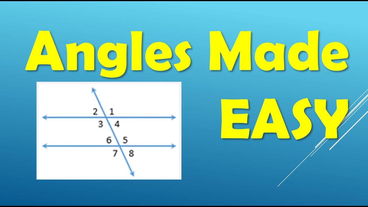Find ANY Corresponding Angle! Easy Geometry Math Strategy