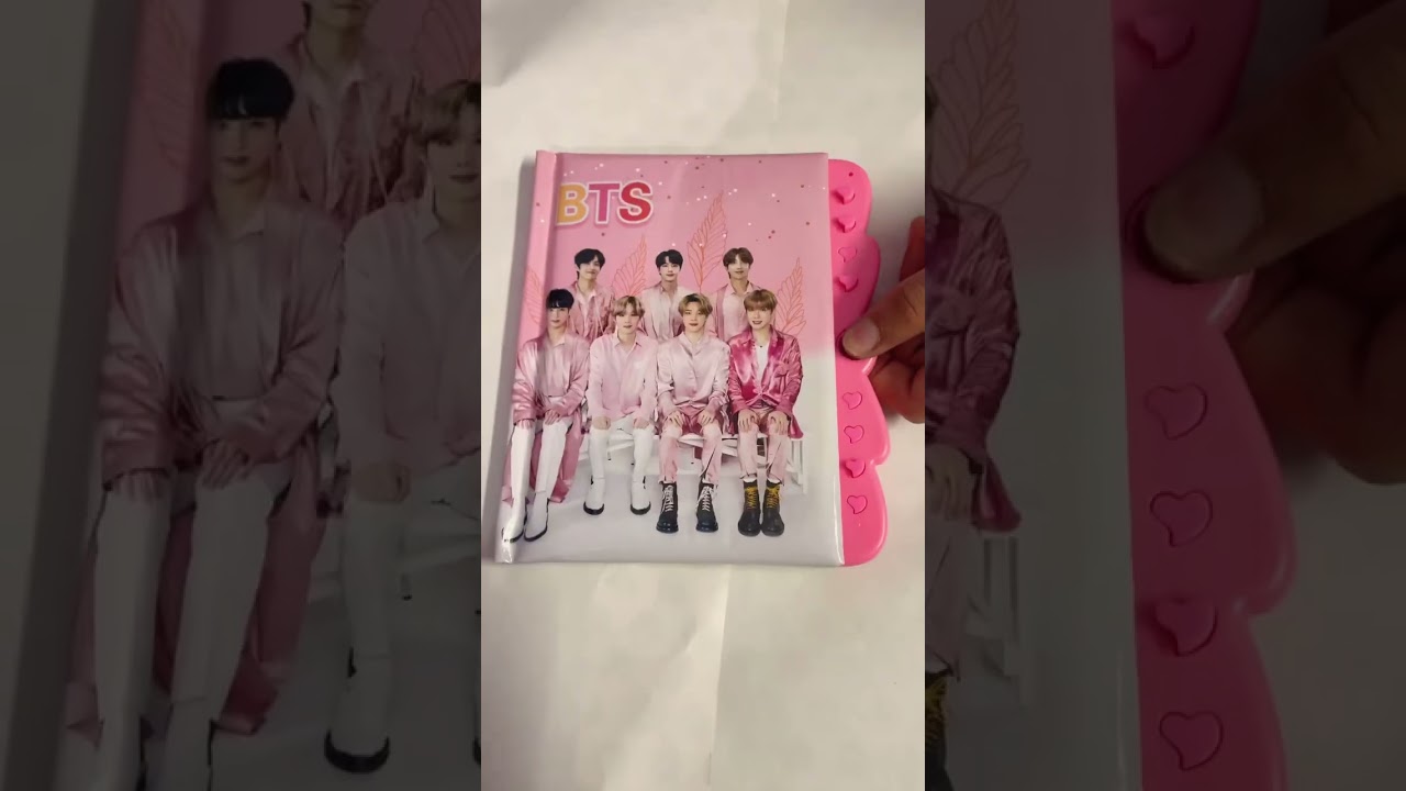 🔥Amazing BTS Lockable Diary💜Stationery #shorts #study #bts #stationery #diary #cute