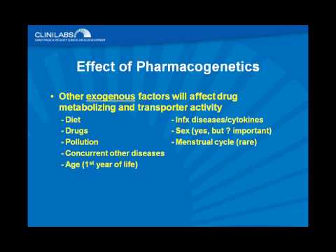 Pharmacogenetics and Pharmacogenomics What is it How do I measure it What does it mean to me
