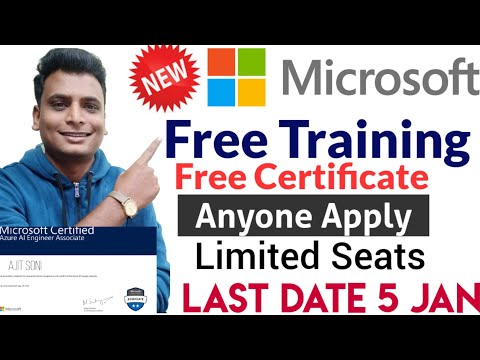 free course with certificate | Microsoft free training | cloud computing | Microsoft Azure webinar