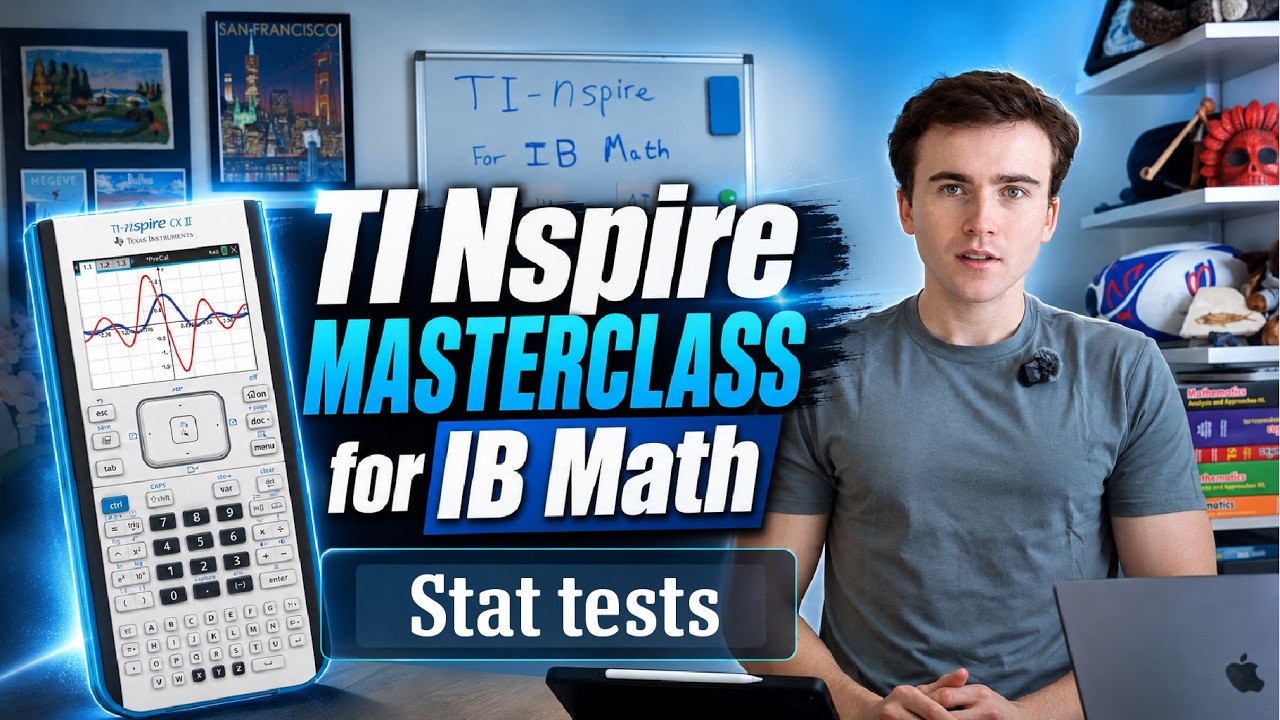 Statistical tests on the TI Nspire (IB AI SL & HL)