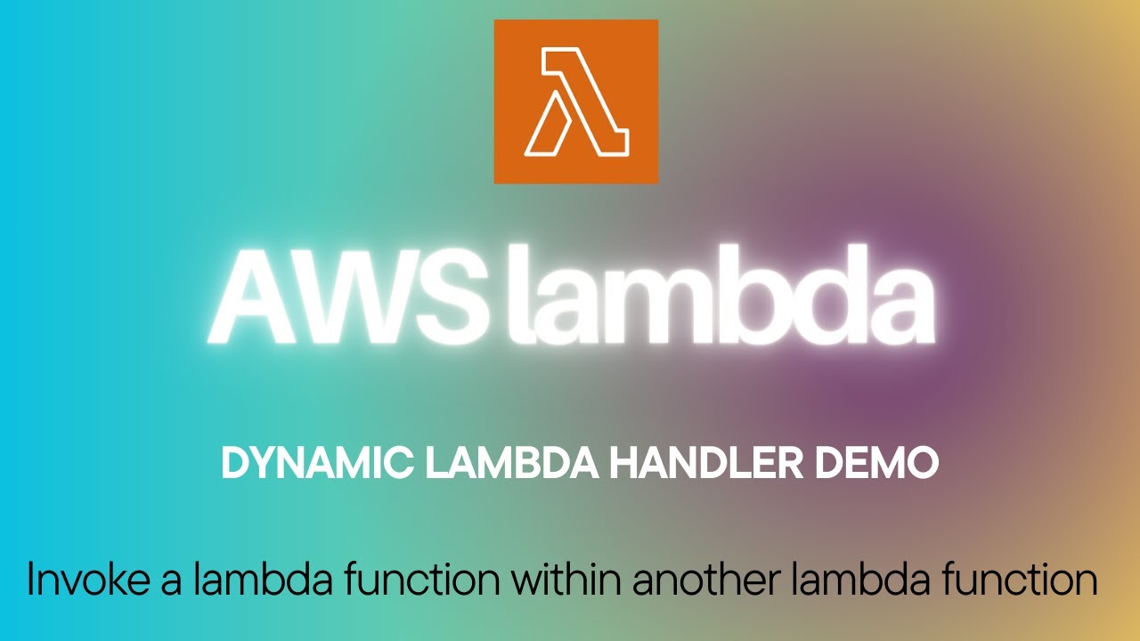 AWS Lambda Demo - Invoke a lambda function within another