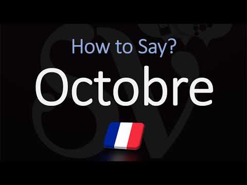 How to Say October in French? | Pronounce Octobre | Native Speaker