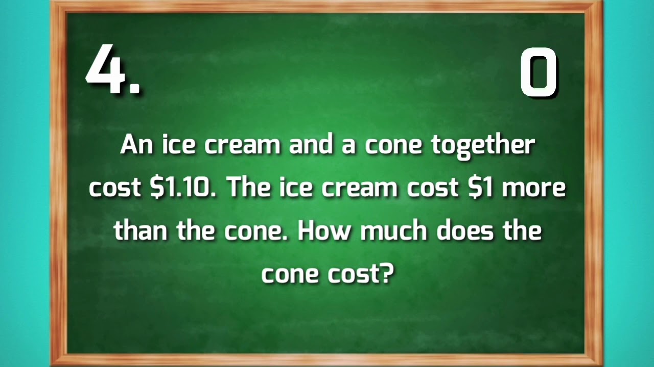 5 Simple Math Test - 90% Fail