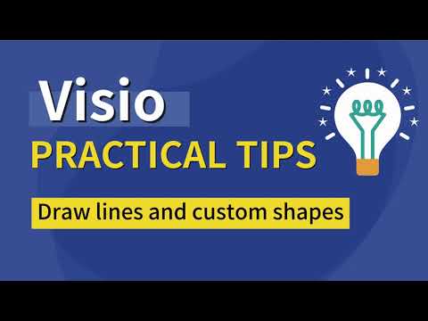 ✏️ Drawing Lines and Custom Shapes in Visio!