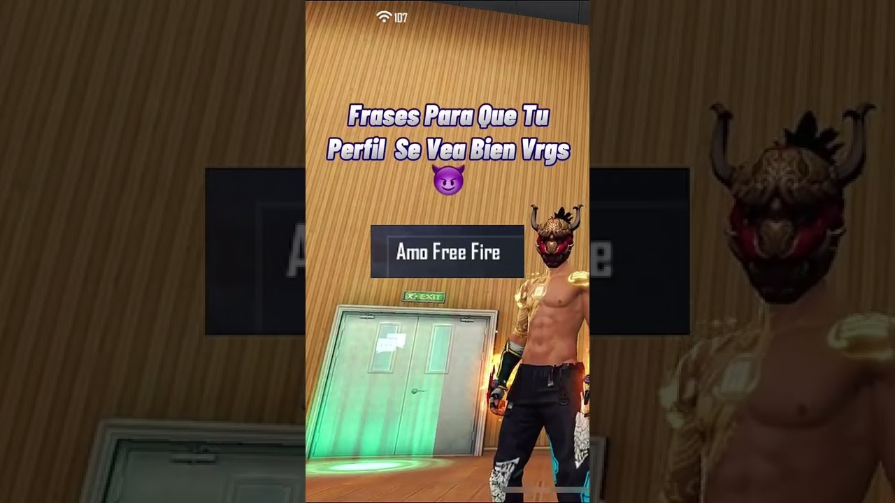 Frases para tu PERFIL 😱 | #freefire