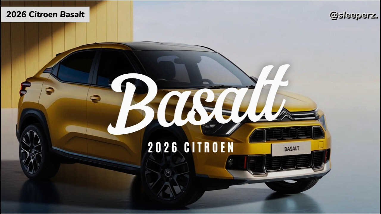 2026 Citroën Basalt First Look – Stylish Coupe SUV with Bold Design, Smart Features and Value