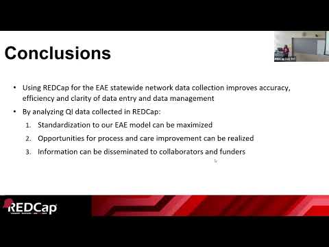 Leveraging REDCap to maintain standardization and quality assurance of data across.. - Angela Paxton