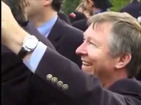 Manchester United Treble 1999: Pictures and video as 500,000 Reds ...