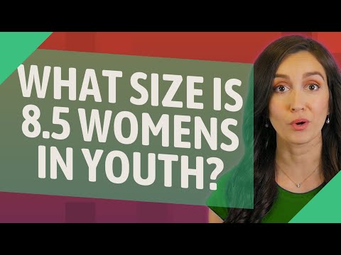 What size is 8.5 womens in youth?