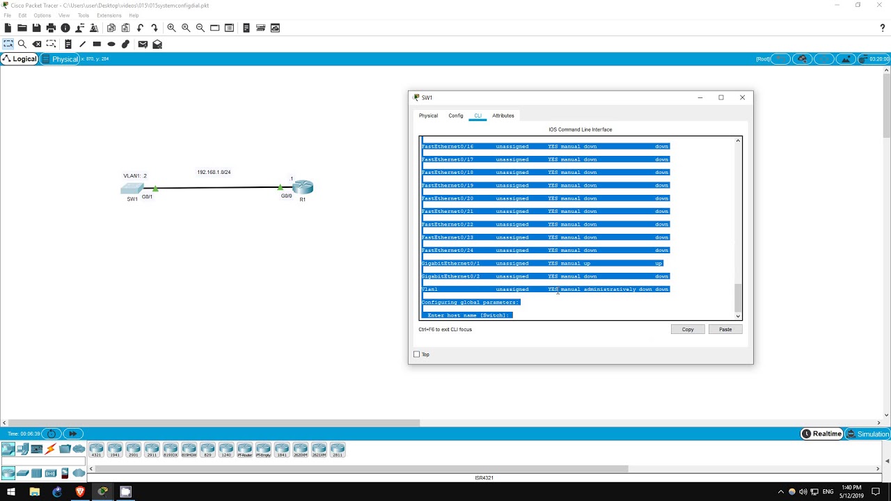 FREE CCNA Lab 015: System Configuration Dialog