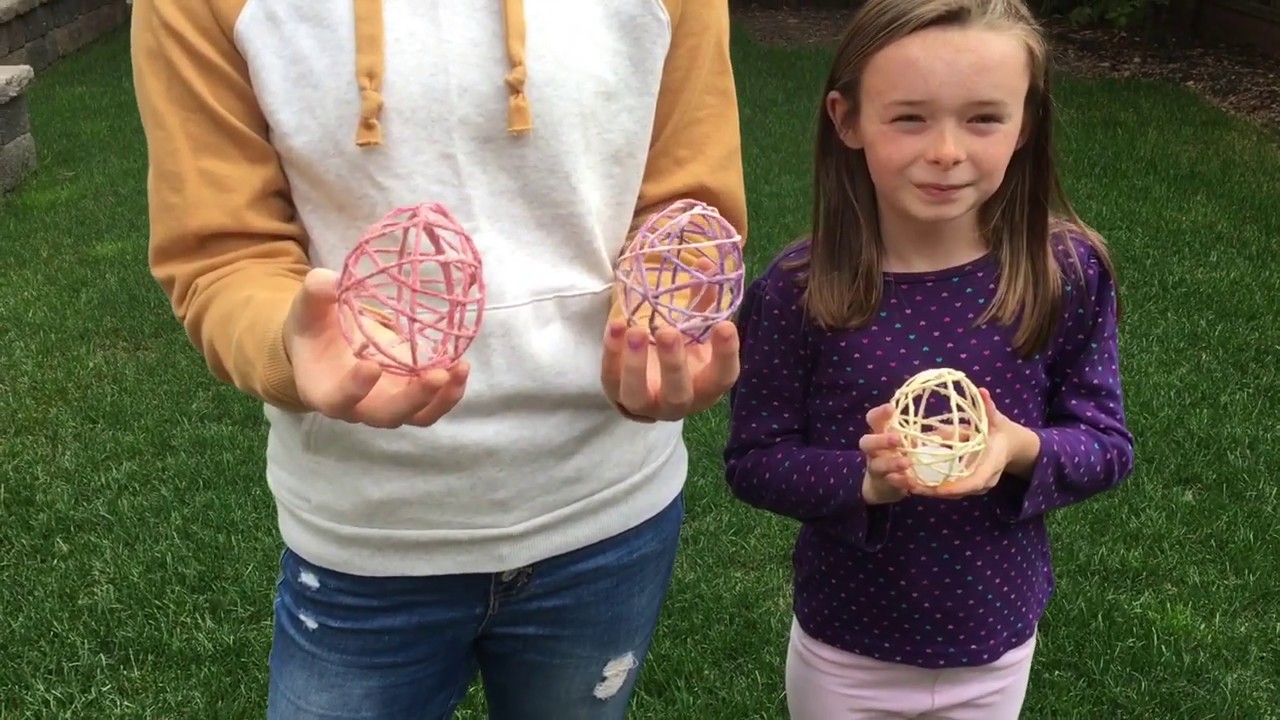 Craft #20-String Easter Eggs