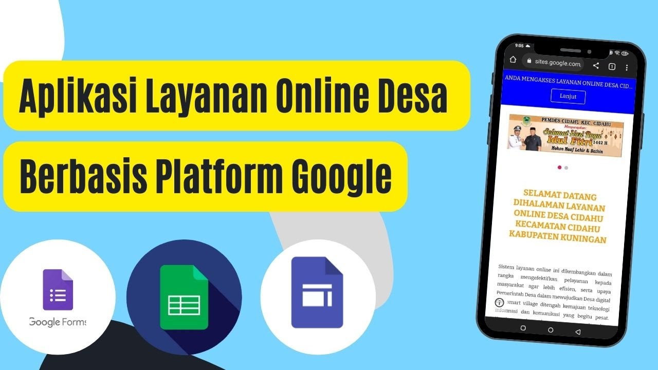 Aplikasi Layanan Online Desa Berbasis Platform Google