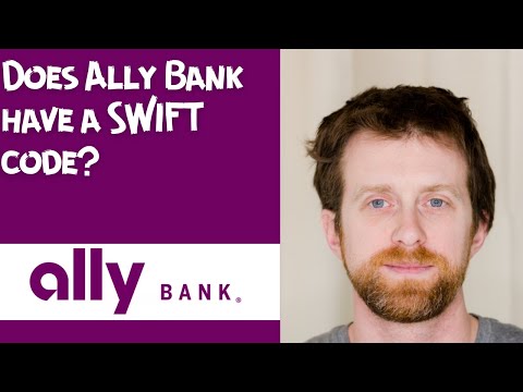 Does Ally Bank have a SWIFT code