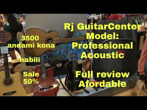 RJ Guitar Center RJ Professional Acoustic - Sunburst | Reverb