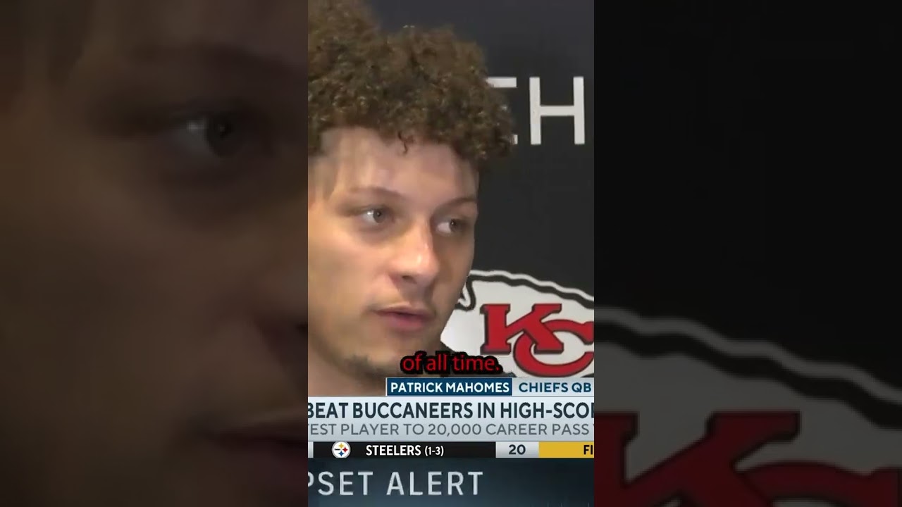 Patrick Mahomes calls Tom Brady 'BEST QB OF ALL-TIME'😤🐐 #shorts
