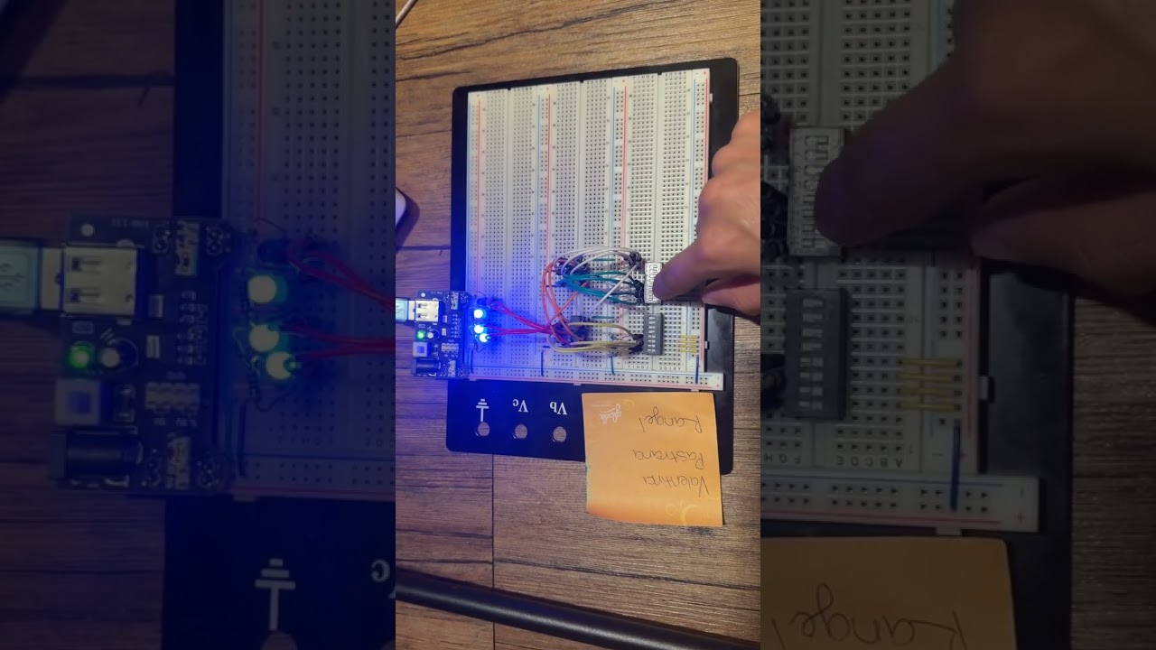 4-bit full adder/subtractor using full adder chip 
