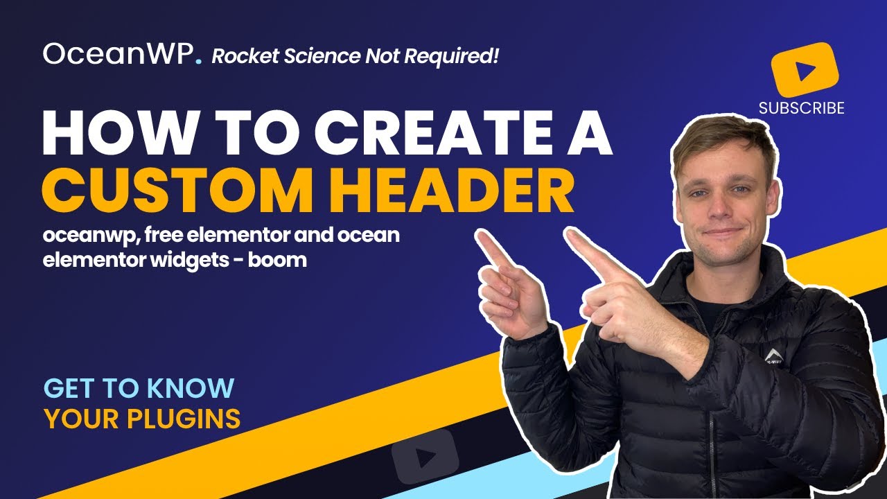 🔥 How to Create a Custom Header with OceanWP, free Elementor and Ocean Elementor Widgets