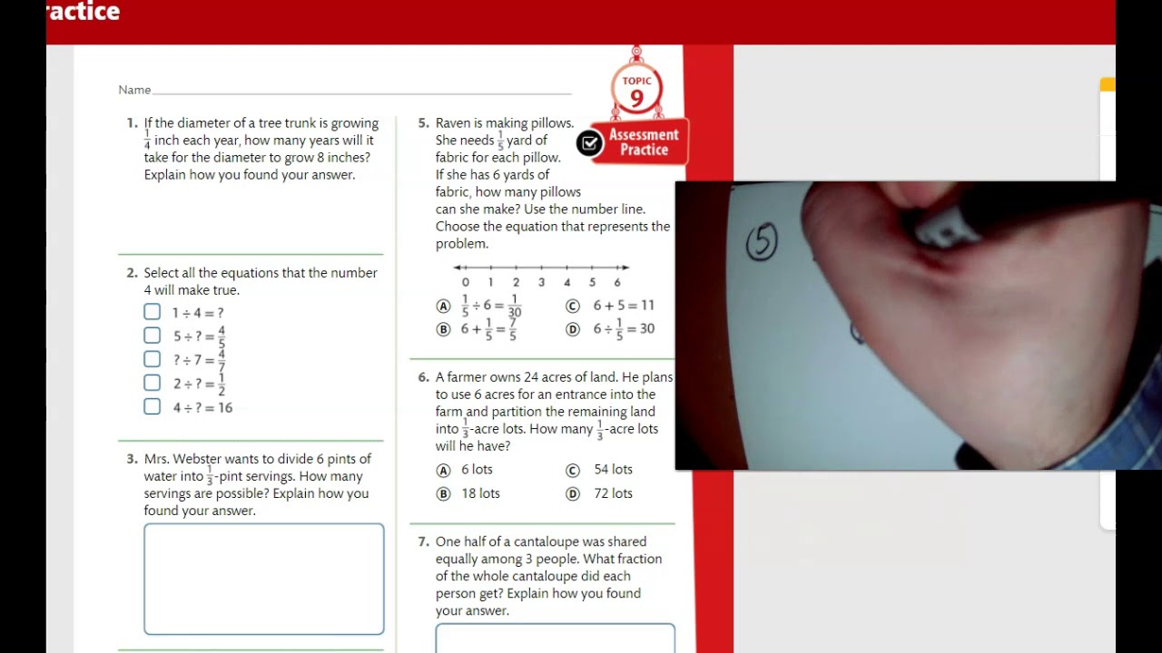 Topic 9 Practice Assessment