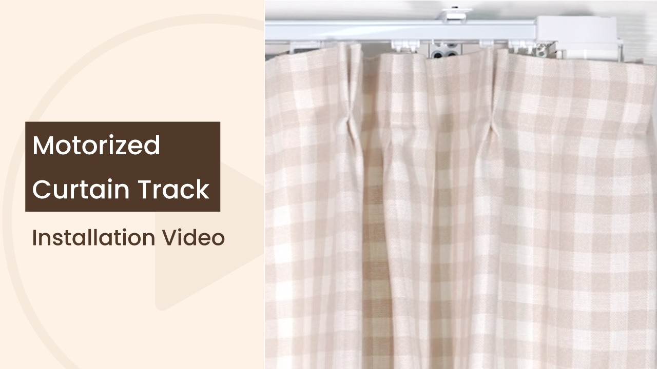 Curtains Electric Track Installation Video┃Argahome