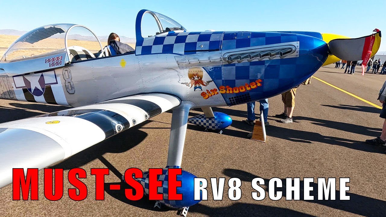 Favorite RV Video! - Walking Around a Van's RV8 with a stunning painting Scheme