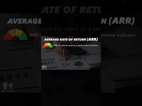 Why do businesses use the average rate of return calculation?