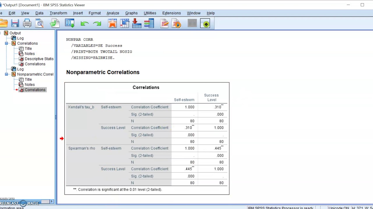 Correlation and Simple Linear Regression (SPSS STEPS)