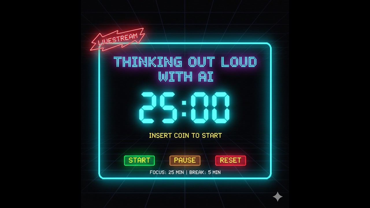 Building a Retro Arcade Pomodoro Timer Live with AI