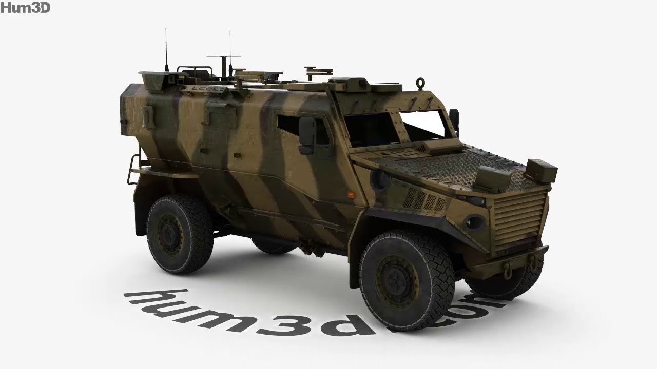 Force Protection Ocelot 3D model by 3DModels.org