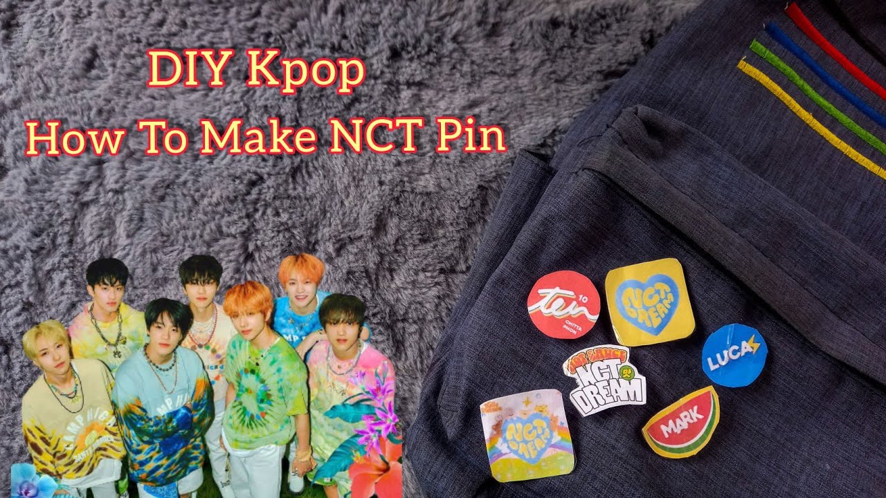DIY Kpop NCT Pin |U 127 Dream WayV| Hello Future Hot Sauce Easy Paper Craft Handmade School Supplies