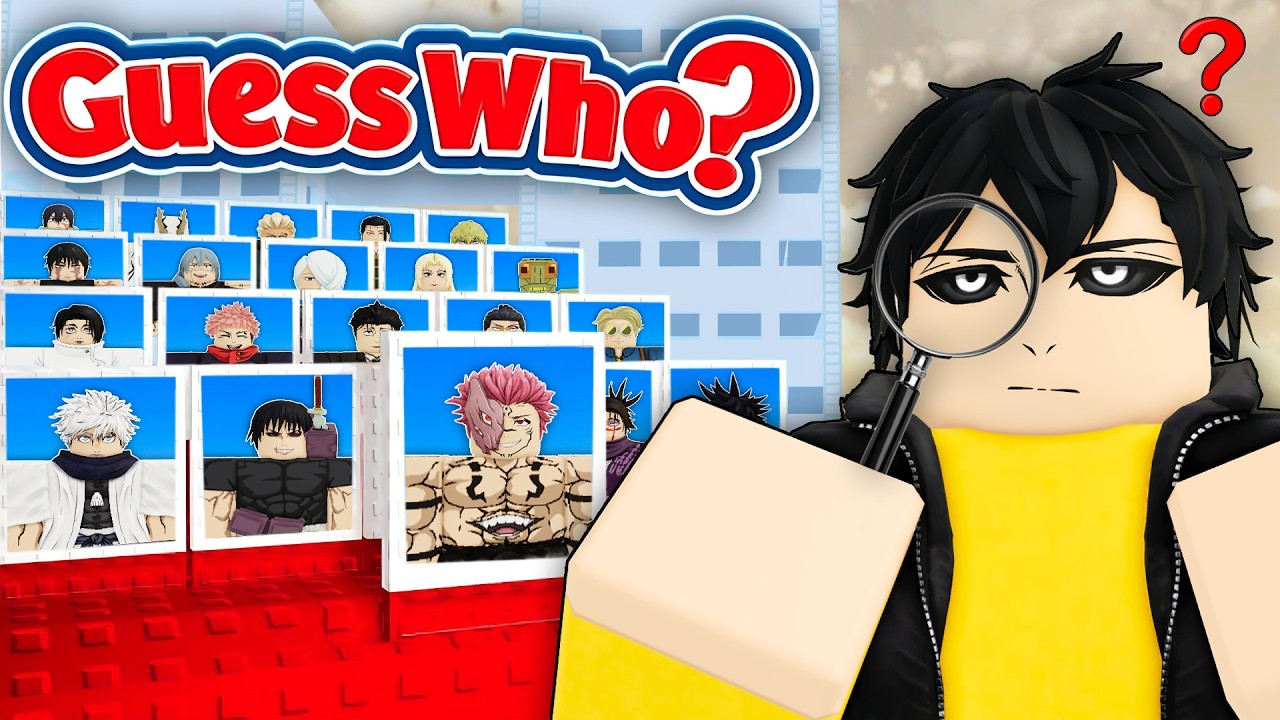 We played Roblox Guess Who with JJK Characters (Jujutsu Shenanigans)