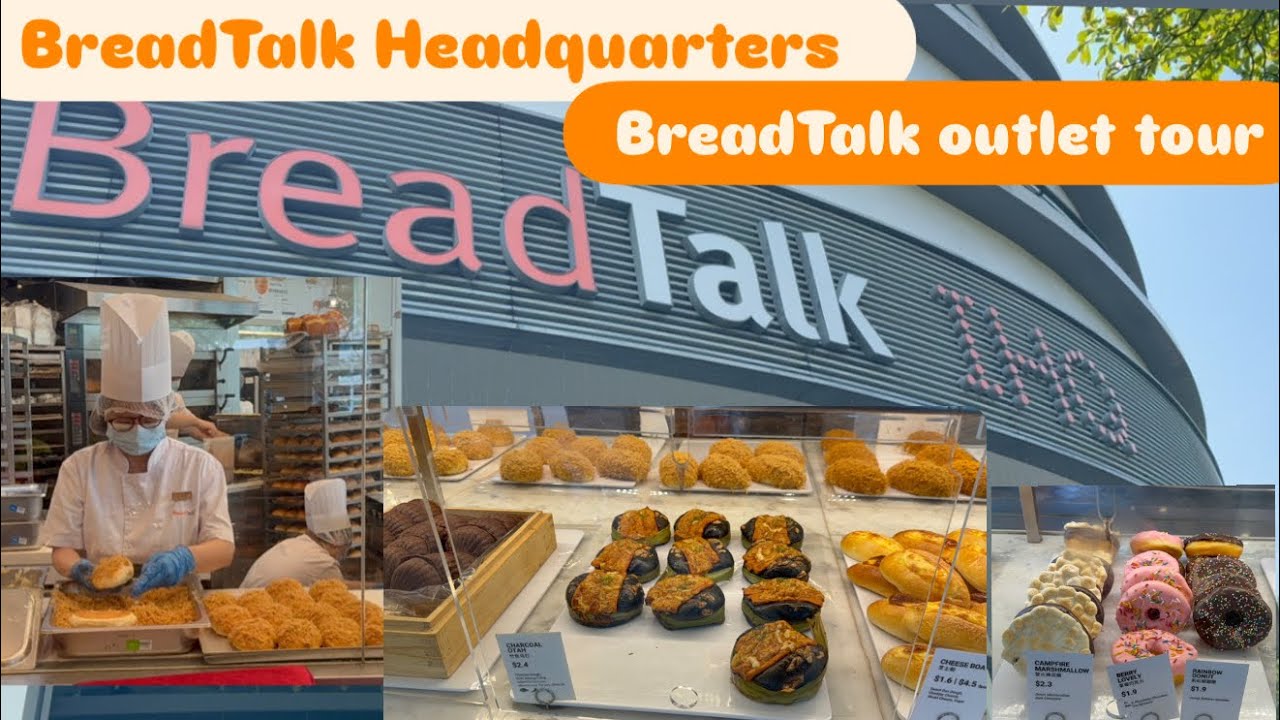 BreadTalk bakery Tour | BreadTalk Headquarters BreadTalk outlet Tour | Singapore bakery 
