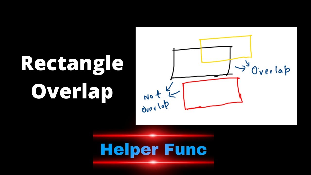 Rectangle Overlap | Leetcode 836 | Coding Interview Problem