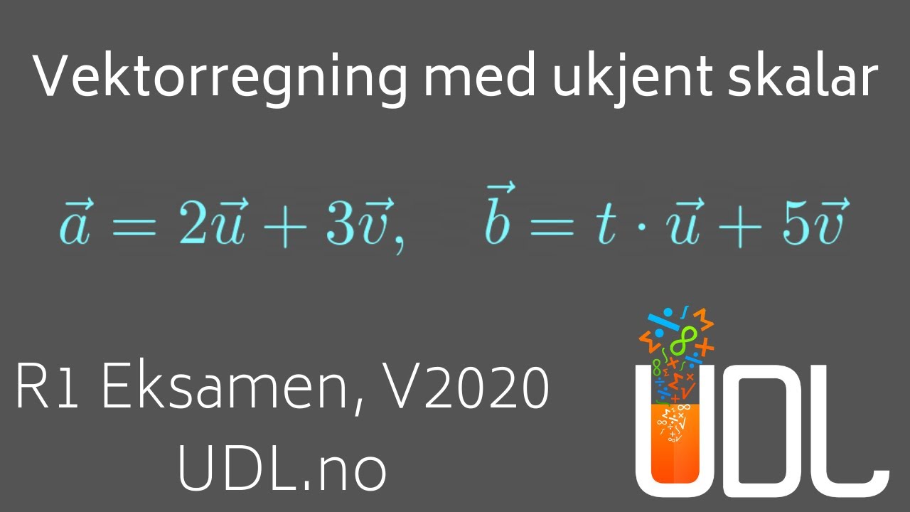 Parallelle og vinkelrette vektorer (Del 1, Oppgave 3) | UDL.no