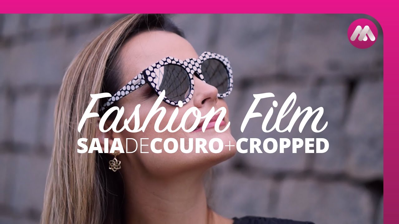 Vanessa Veste: saia de couro + cropped