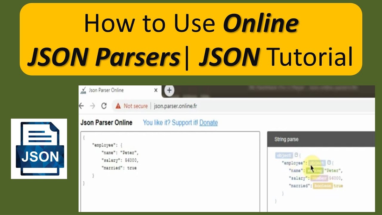 How to Use Online JSON Parsers: Step-by-Step Guide | JSON Tutorial