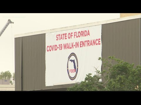 Hundreds wait to get tested at Jacksonville COVID-19 site as numbers rise across the state