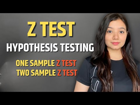 Z Test Hypothesis Testing Video Lecture Crash Course For Gate Data