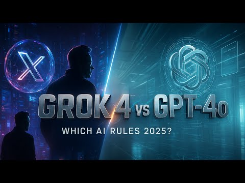 Grok 4 vs ChatGPT 4o : The Ultimate AI Battle (Real Benchmarks & Use Cases!)