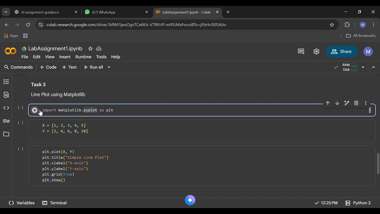 Matplotlib Line Plot in Python | Simple Data Visualization