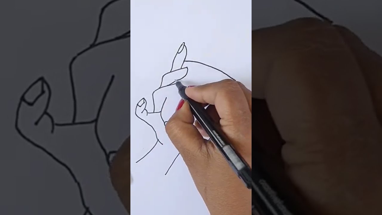 How To Draw Cup Holding Hand | Hand Drawing | Cup Holding Hand Drawing | Hand