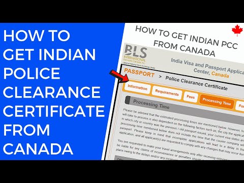 How to get Indian Police Clearance Certificate From Canada in 2021?