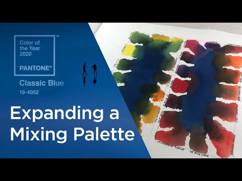 Pantone Classic Blue 2020: Expanding a mixing palette