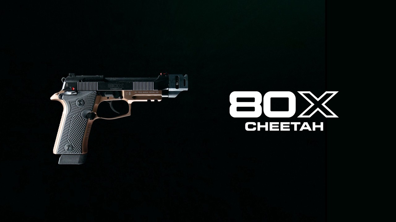 Introducing the new Beretta 80X Cheetah Tactical Special Edition