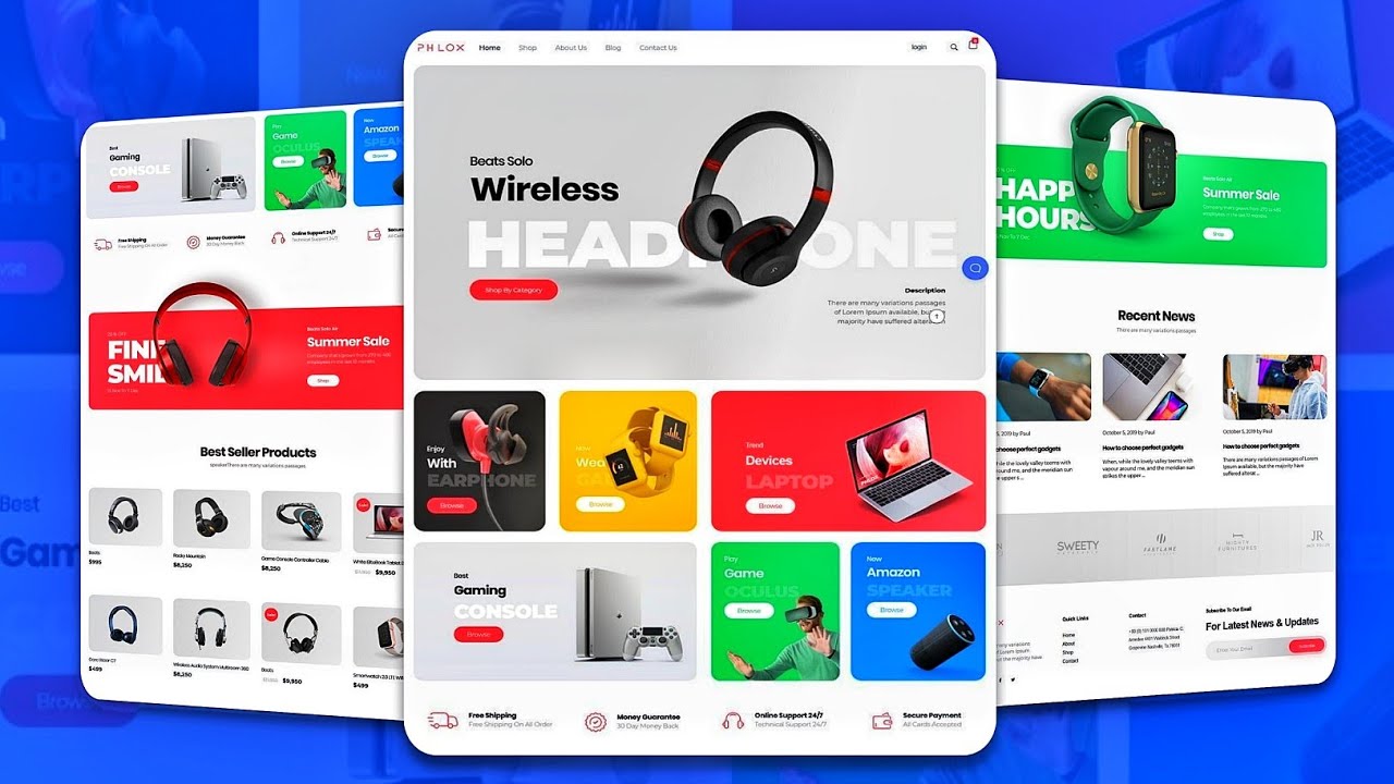 🔥Complete Responsive Ecommerce Website using ReactJS and Tailwind CSS || Free Source Code